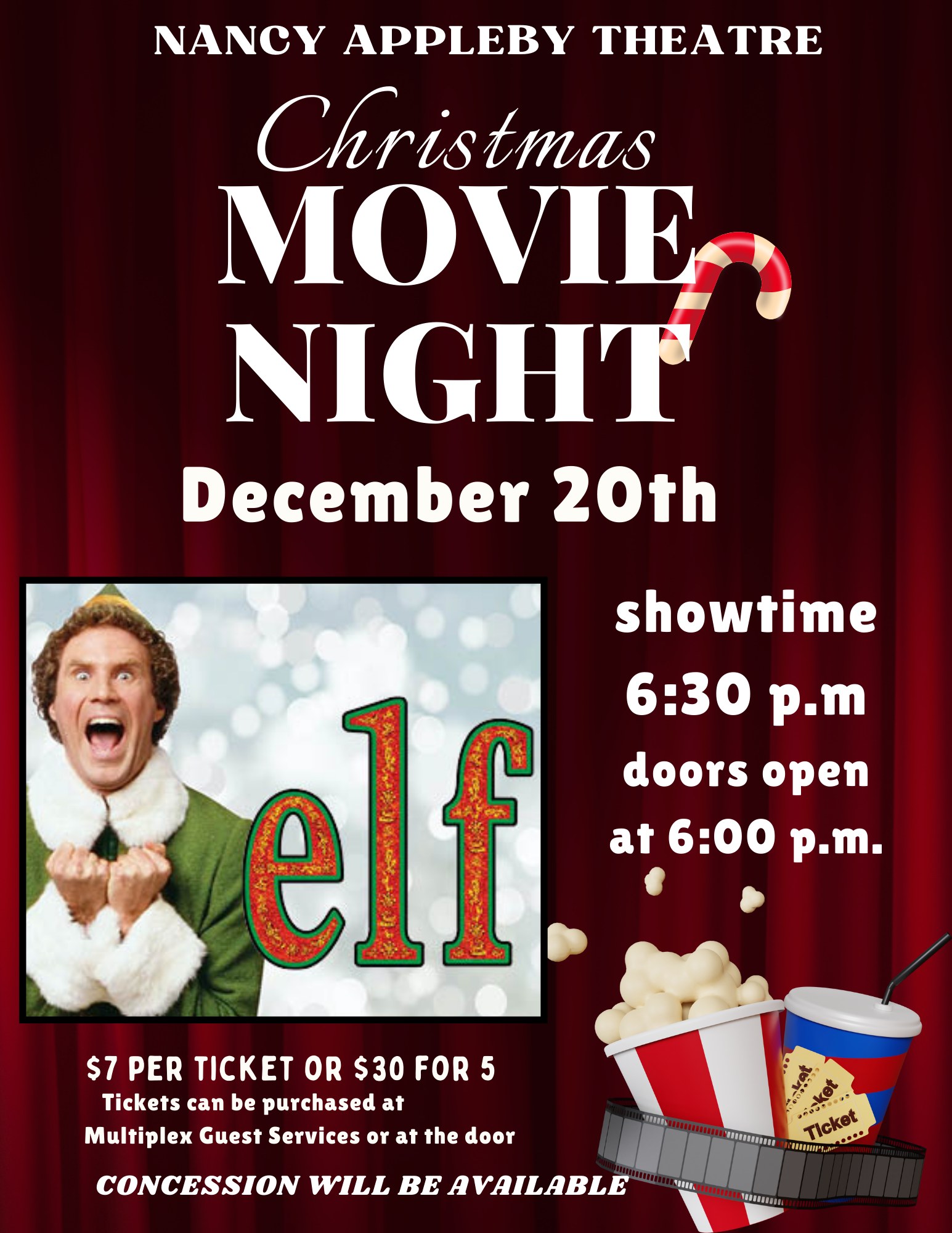 Christmas Movie Night at the Nancy Appleby Theatre |Athabasca Region ...